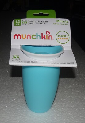 blue Munchkin Miracle 360 Sippy Cup 10oz 12m+ | eBay