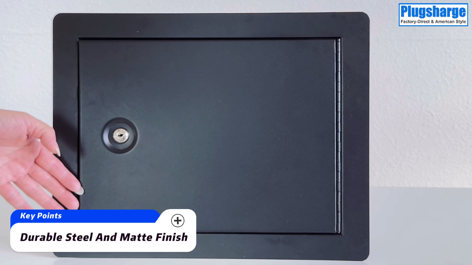 Heavy-Duty In-Wall Safe with Key Lock for Secure Storage, Wall Safe Box ...