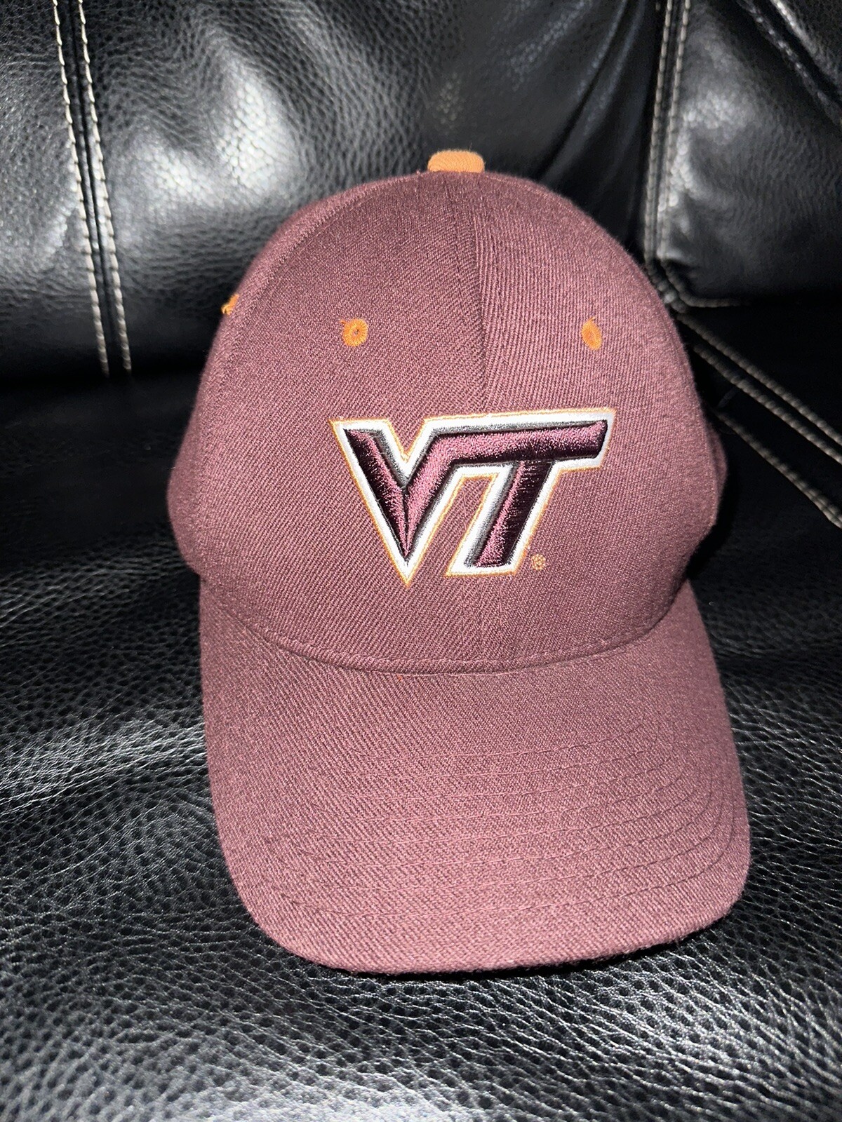Virginia Tech Hokies Baseball Cap NCAA Fitted Size M/L Medium Large Hat ...