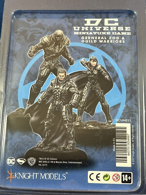 Knight Models DC Universe: General Zod And Guild Warriors (NIB ...