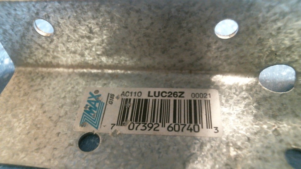 Simpson Strong Tie Face-Mount Concealed-Flange Joist Hanger (LUC26Z) FS ...