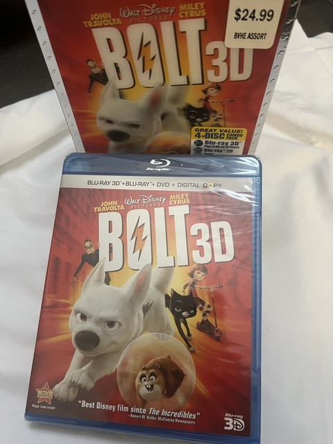 Bolt (Blu-ray/DVD, 2011, 3-Disc Set, Includes Digital Copy 3D) for sale ...
