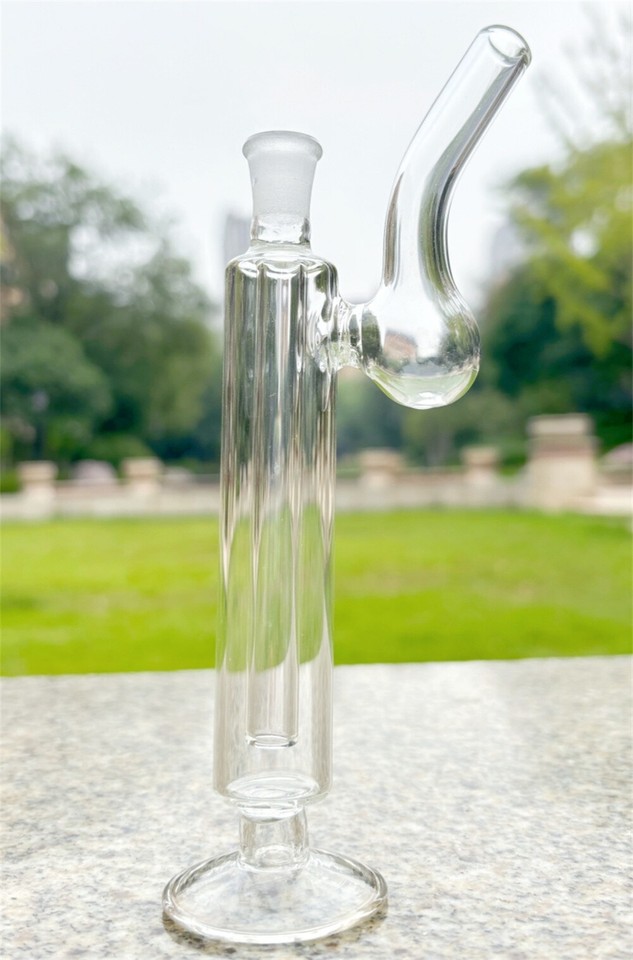 NEW 6.7" Clear Glass Hookah Bong Pyrex Test Tube Smoking Water Pipe ...