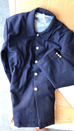 Army Blue Wool 5-button Blouse Sack Coat Size 52 Wool Lined Indian Wars ...
