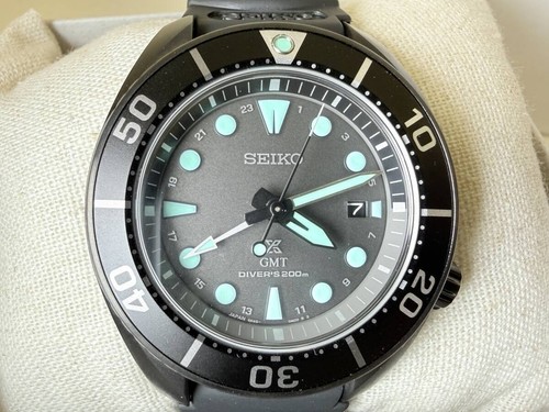Seiko Prospex Diver Scuba Sumo Night Vision SBPK007 5K65-0AA0 Working ...