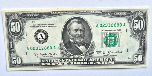 1977 Series 50 Dollar Bill 1