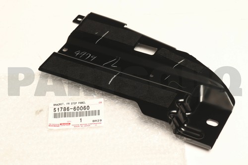 5178660060 Genuine Toyota BRACKET SUB-ASSY, SIDE STEP, NO.2, LH 51786 ...