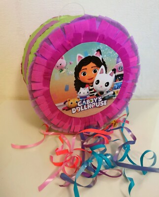 Pinata Gaby Chat à ficelles/ Fete Anniversaire enfant /Pinata France | eBay