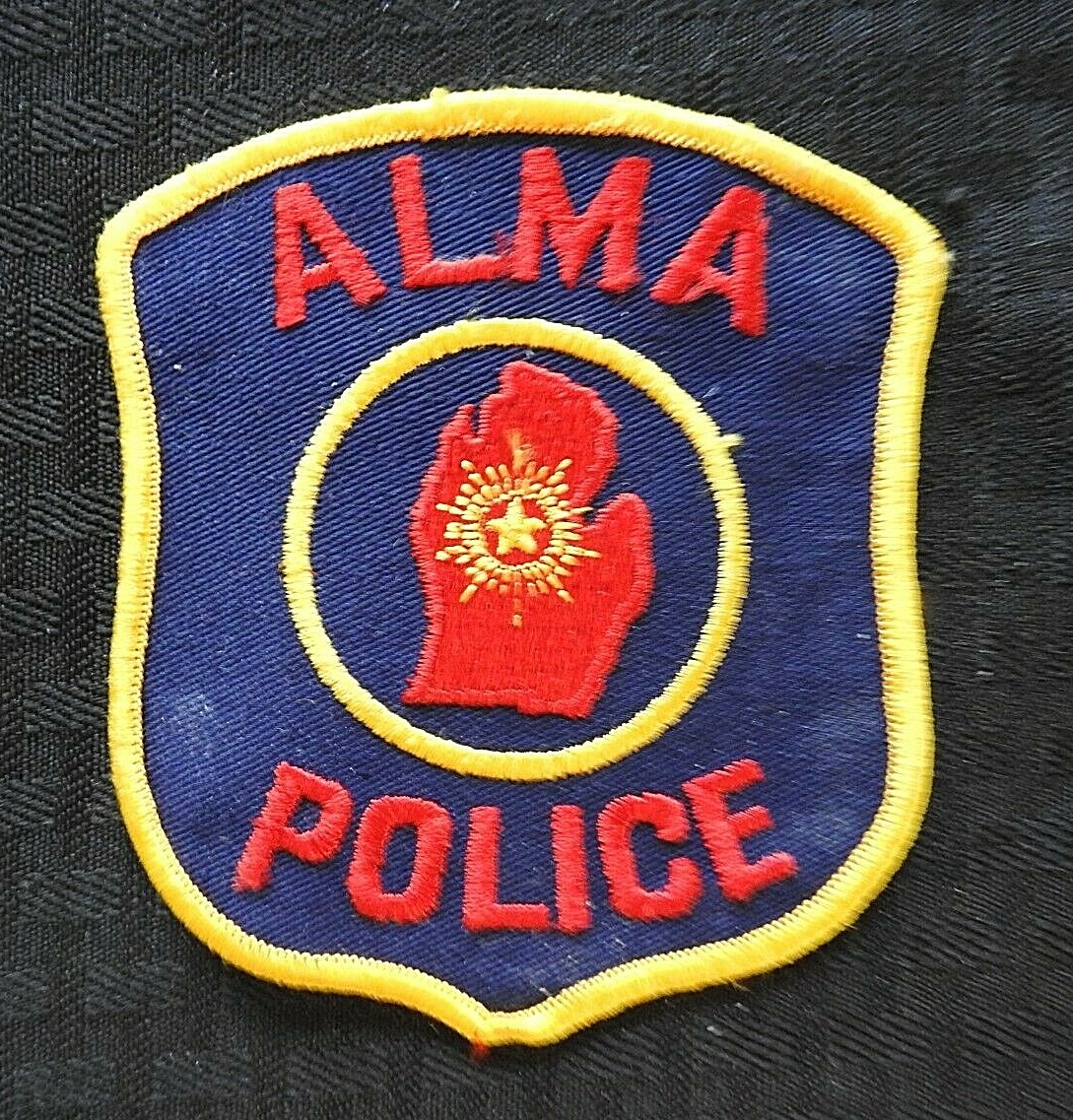 c.1970 ALMA POLICE DEPARTMENT MI MICHIGAN PATCH GRATIOT COUNTY NOT ...