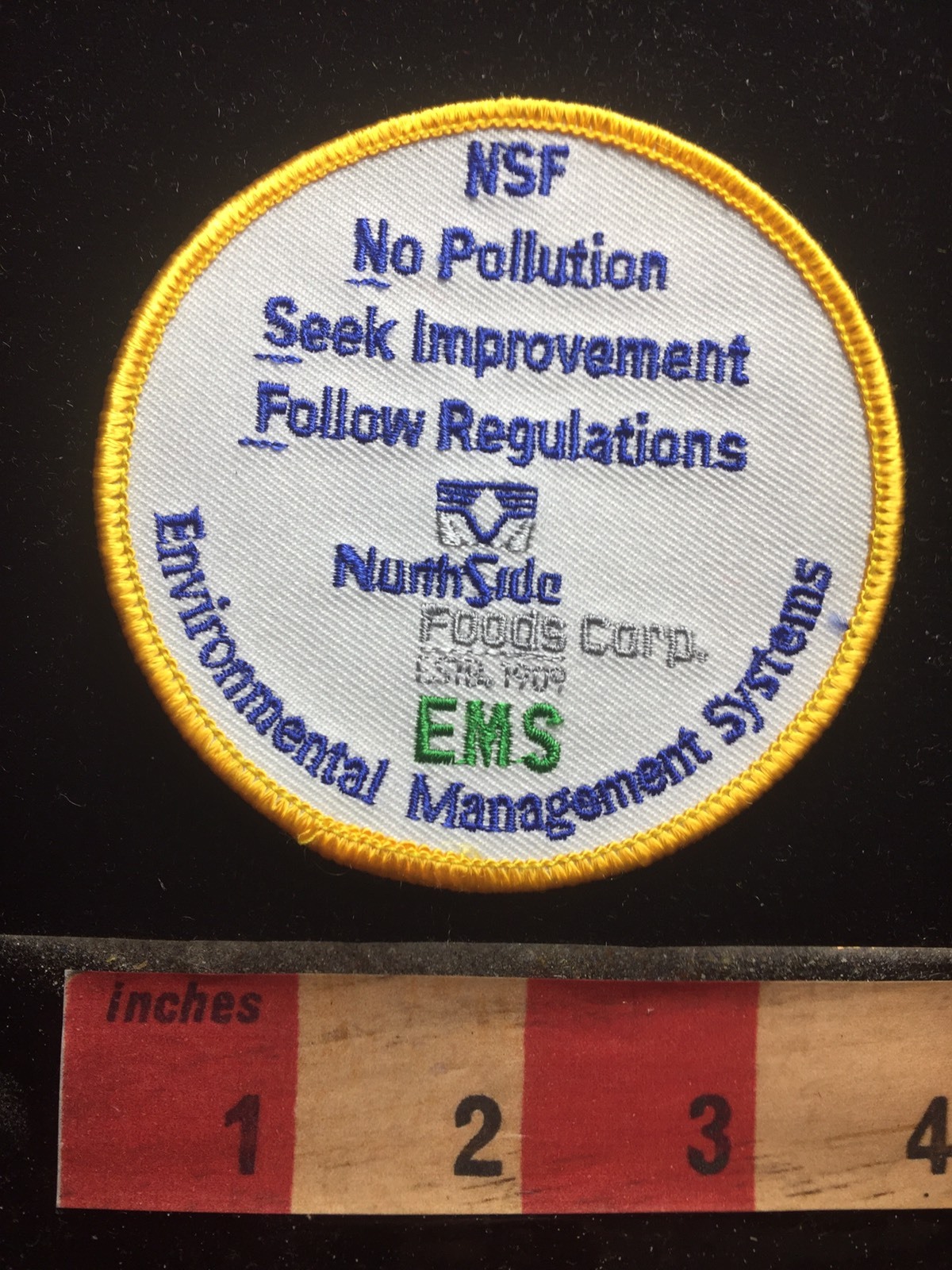 North Side Food Corp Environmental Management System NSF Patch S74P | eBay