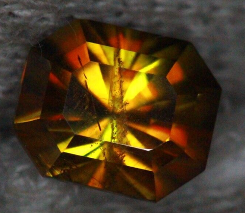 1.85 CT Rarest Color Change Natural Sphene/Titanite Cut Gemstone @pak ...