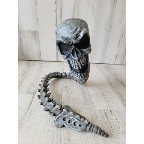 Adjustable skull spine scary Halloween prop Decor spooky zombie ...