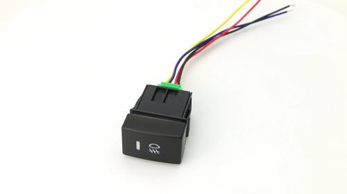 Factory Style 4-Pole 12V Push Button Switch w/LED Background Indicator ...