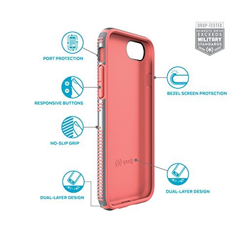 Speck 79239-B994 CandyShell Phone Case for iPhone 7 -Gray/Orange | eBay