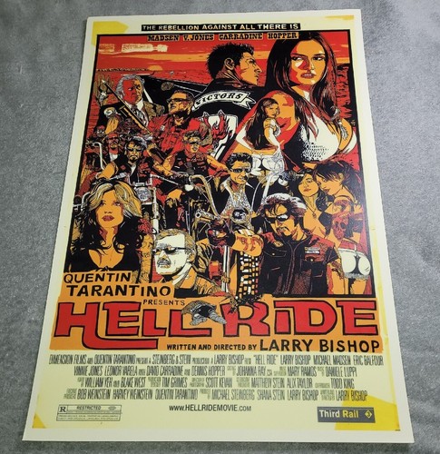 Affiche film - Hell Ride - Quentin Tarantino - Très Bon État | eBay