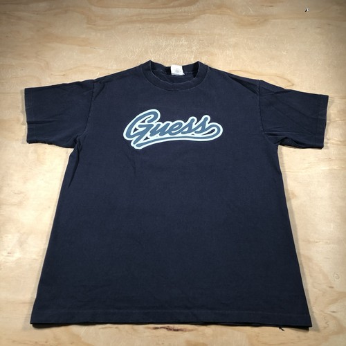 A4231 Vintage 90s Guess Spell Out T-Shirt Size Medium Single Stitch ...