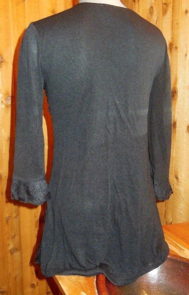 PRETTY ANGEL SHIRT blouse TUNIC Vintage LACE gypsy SM-XXL slenderizing ...