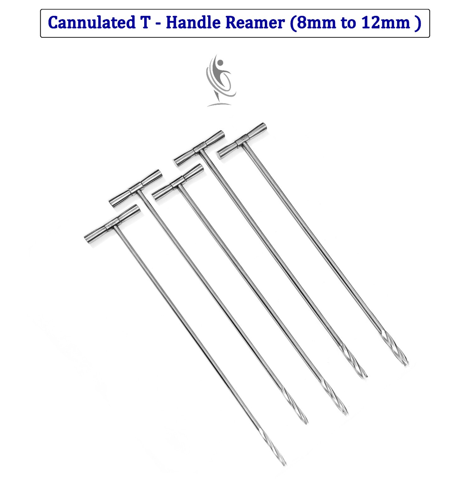 Cannulated T Handle Reamer 8mm to 12mm Lot of 5pcs Veterinary SS ...