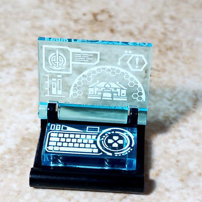 New LEGO Clear Keyboard Computer Case Laptop Trans Blue White Print ...