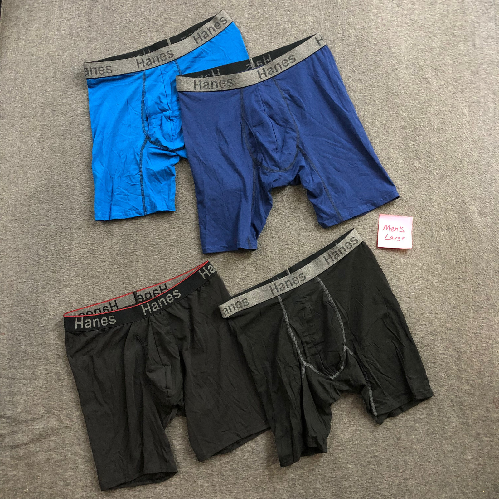 4 PACK Assorted Hanes Comfortflex Fit Boys Boxer Brief Size L 4-pack-assorted-hanes-comfortflex-fit-boys-boxer-brief-size-l