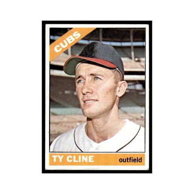1966 Topps Baseball Card Ty Cline Cubs #306 | eBay