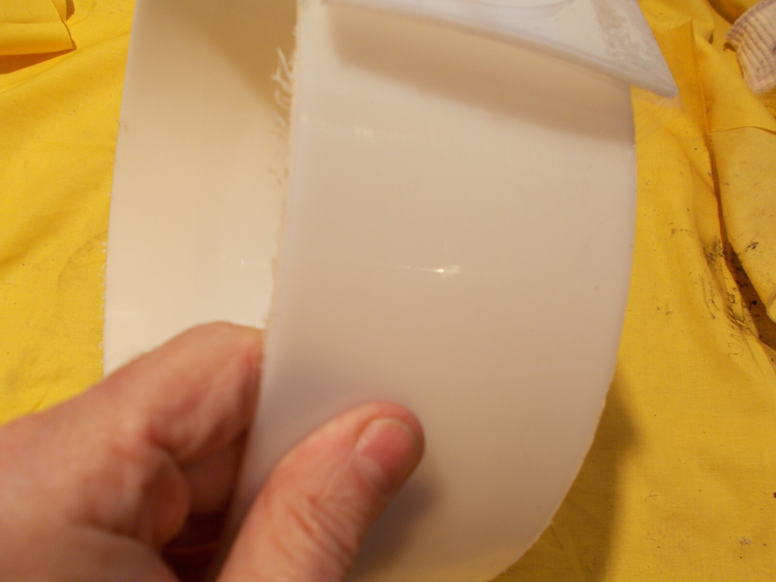NATURAL UHMW BAR machinable plastic strip flat sheet stock 1/8" x 4" x ...