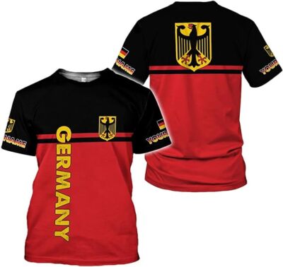 Personalized Germany Shirt, Germany Soccer Flag Shirts, German Jersey ...