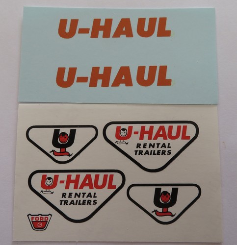 Replacement water slide decal set for Nylint U-Haul truck and trailer ...