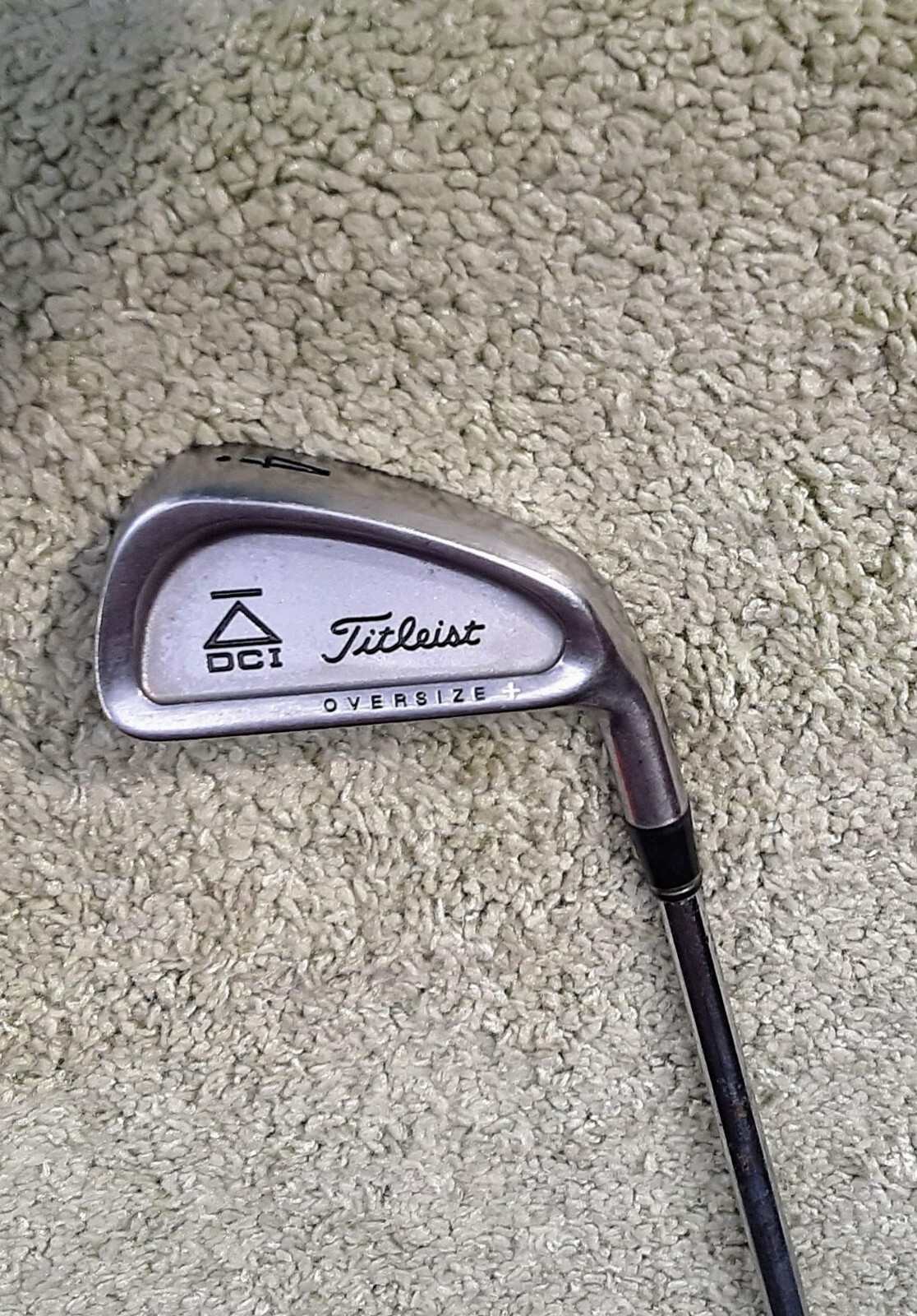 Titleist DCI Oversize+ 4 Iron w/39.5" Regular Flex MS209 Steel Shaft | eBay