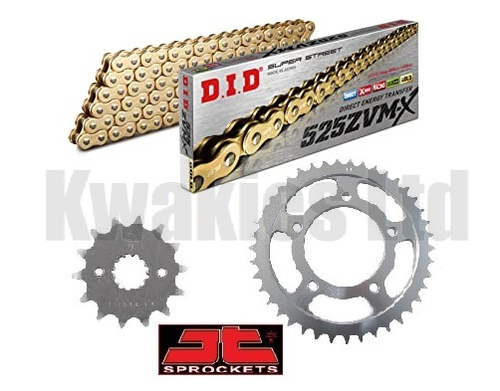 for Suzuki SV650 Unfaired 1999-2006 DID ZVMX Gold X-Ring Chain JT ...