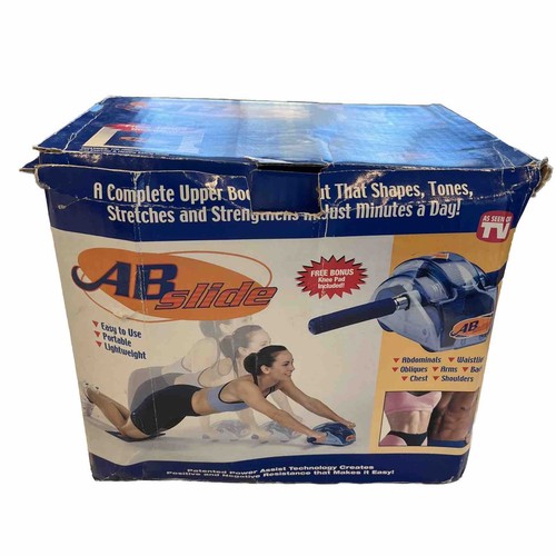AB Slide Roller Abdominal Stomach Portable Exerciser Upper Body Workout ...