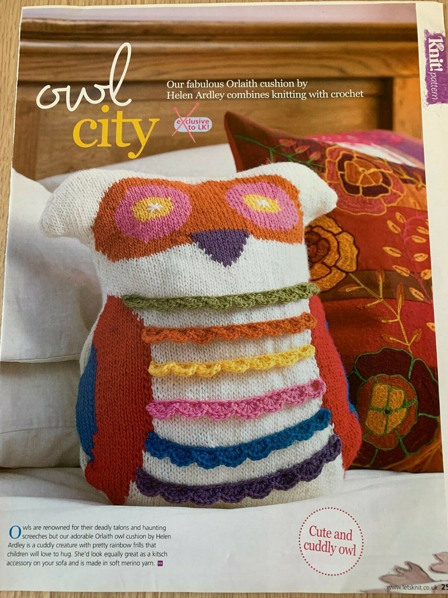 Owl Cushion Knitting Pattern Amigurumi Owl Free Knitting Patterns