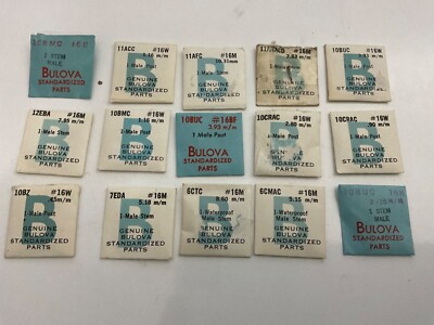 Vintage Bulova Watch Parts Male Stem,Male Post ,select one | eBay