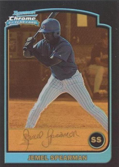 2003 Bowman Chrome - Jemel Spearman #309 Gold Refractor /170 (RC) for ...