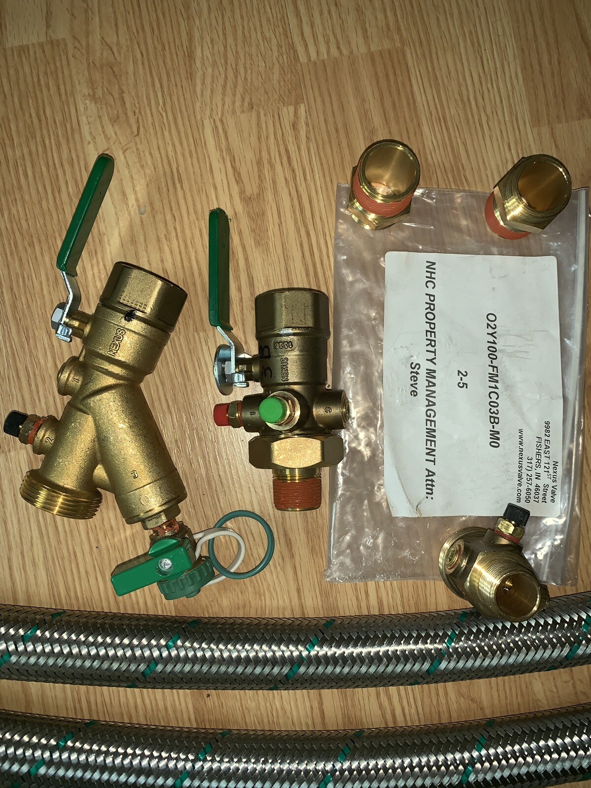 NEXUS VALVE O2Y100 COIL PAK WITH ULTRAFLEX SS HOSES | eBay