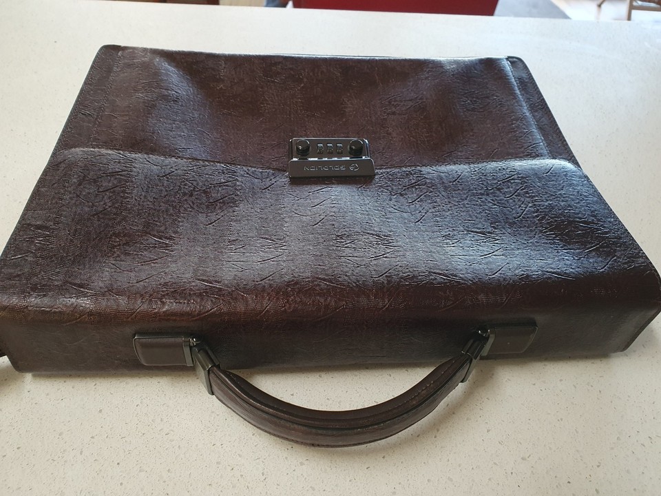 GoldLion Satchel Briefcase Sling Bag Document Holder Combination Lock ...