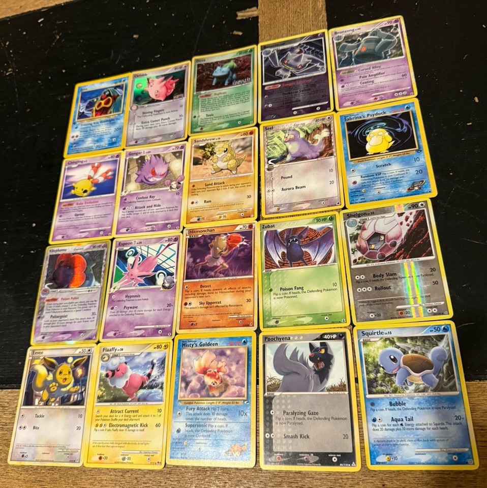 Lot of 20 Vintage Pokémon TCG Rare Cards Ditto Clefable Pokémon ...