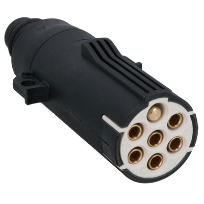 24 Volt 7 Pin S Type Plug for HGV Commercial Trailers Agricultural ...
