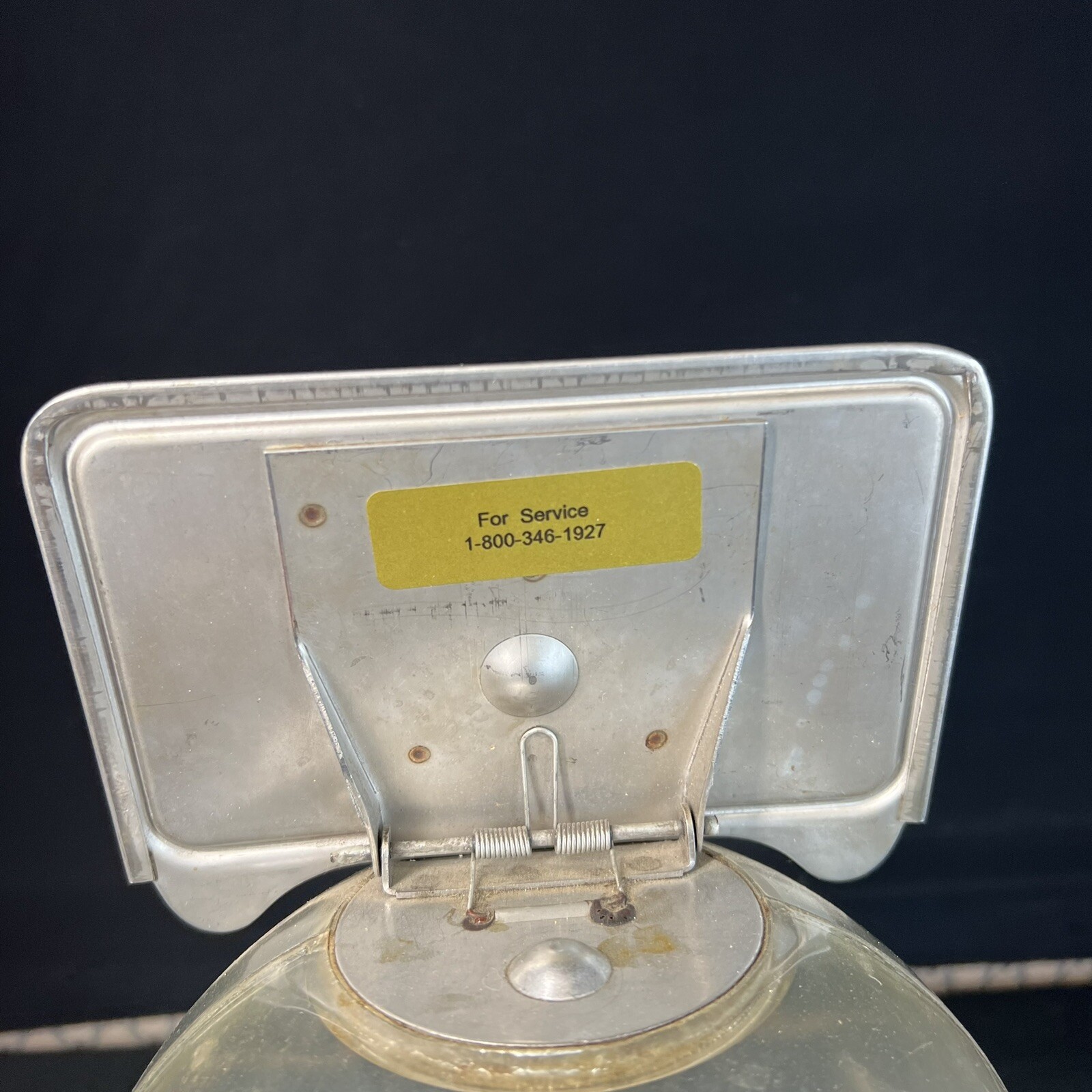 Vintage Ford Gum 1 CENT GUMBALL MACHINE w/ Plastic Globe Topper & Decal ...