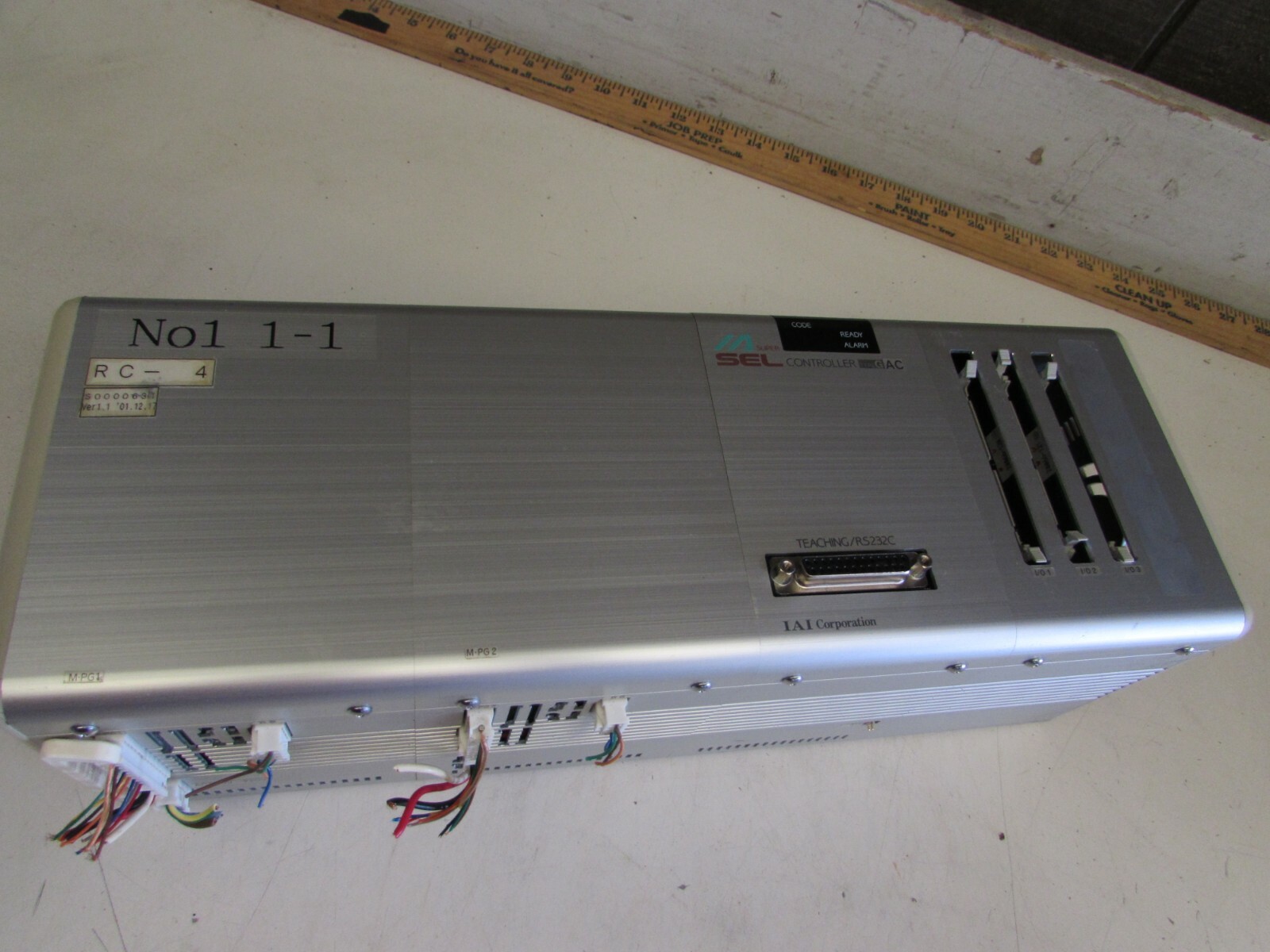 IAI INTELLIGENT ACTUATOR SUPER SEL CONTROLLER TYPE-G/AC SEL-G-2-AC-400. ...