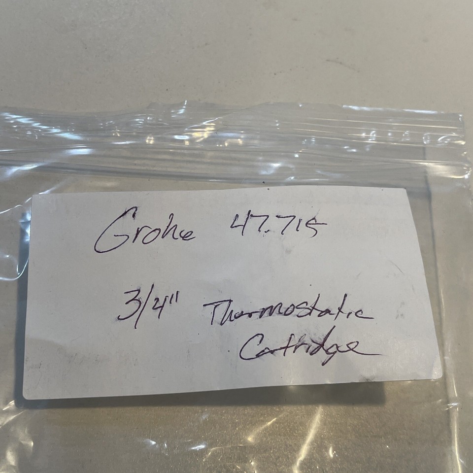 Grohe 47 715 3/4” Thermostatic Cartridge Factory Finish | eBay