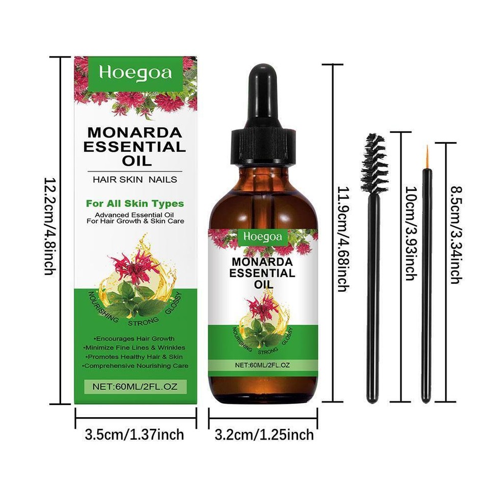 30ml Monarda Oil For Hair Growth, Smooth Fine Lines Oil DE Antioxidant ...