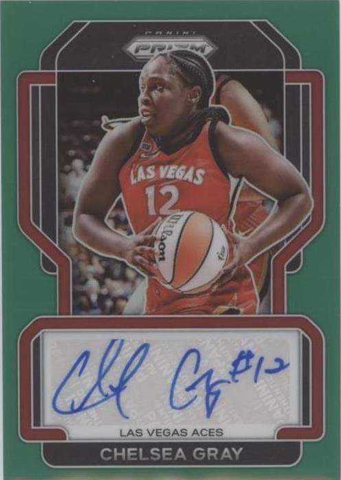 2022 Panini Prizm WNBA - Signatures Chelsea Gray #SG-CGY Green Prizm ...