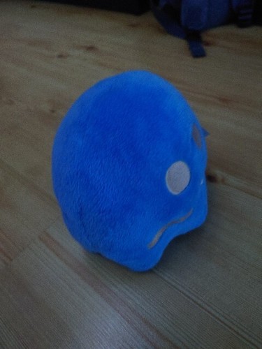 Ghost (Turn To Blue) - Pac-Man 3" Soft Toy with Tag Plush | eBay UK