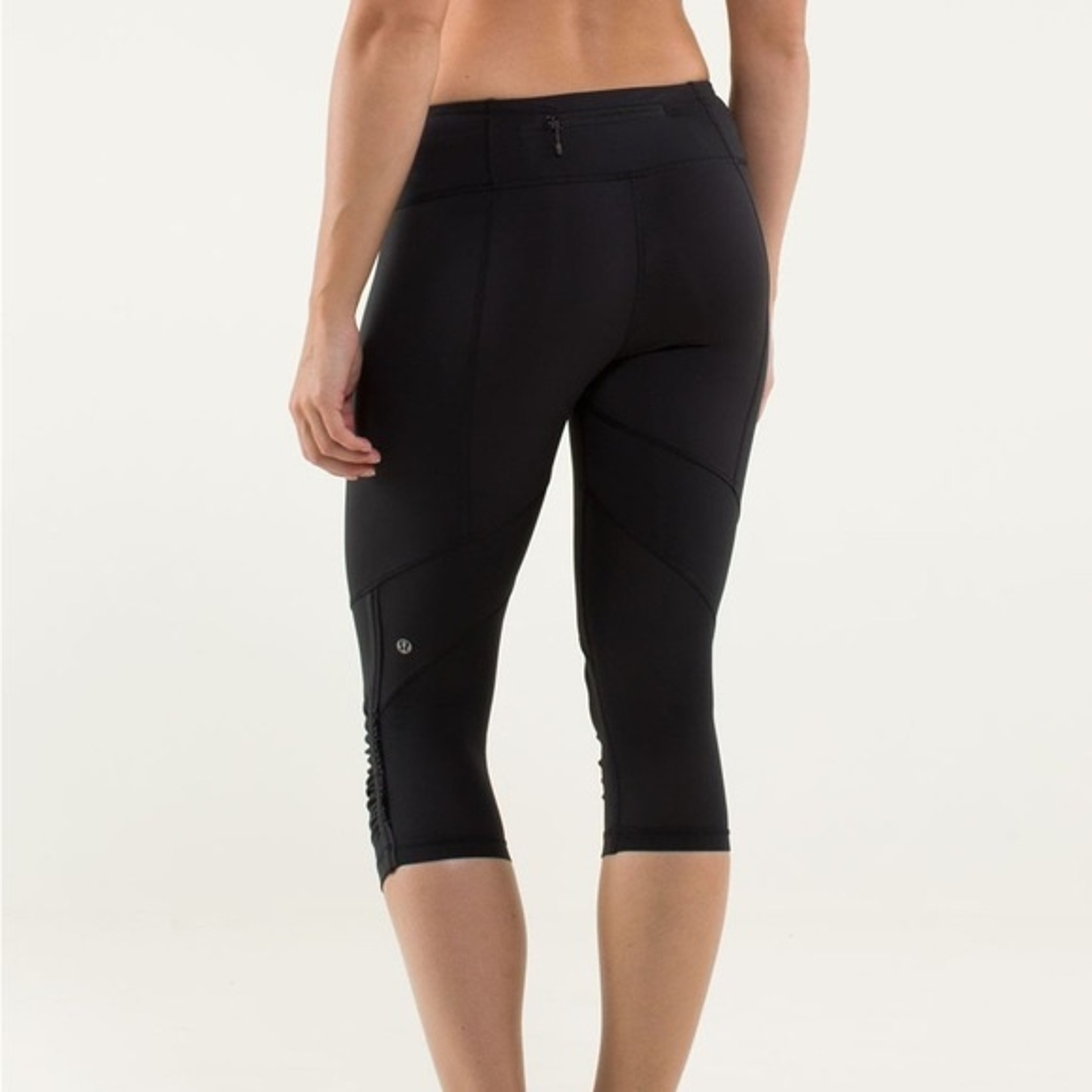 Lululemon Run: For Your Life Crop Black size 8 | eBay