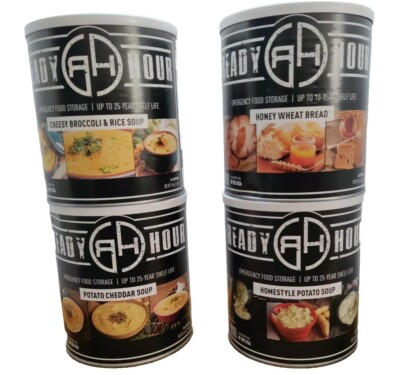 Ready Hour_ Survival Food Bulk Lot of (4), Camping_Prepper _10-25yr ...
