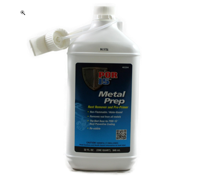 POR-15 Metal Etching Rust Neutralizer, Non-flammable and Water-based (1 ...