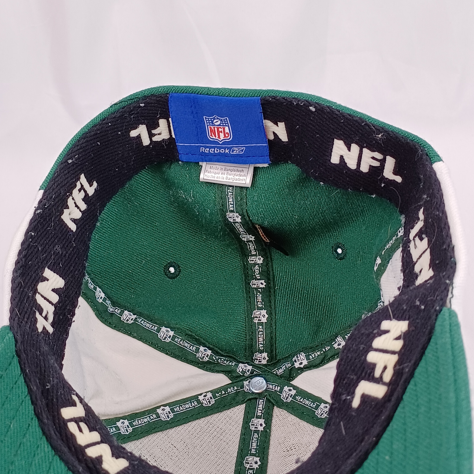 Green Bay Packers NFL Headwear Hat Cap Reebok Green Yellow Stripes ...