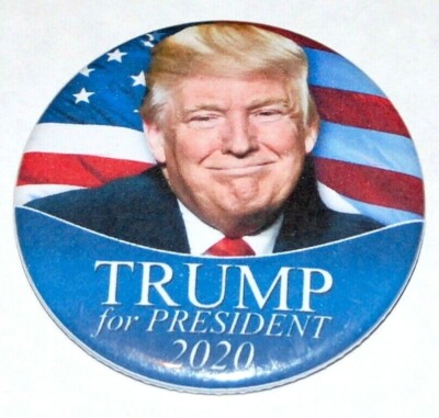 2020 DONALD J. TRUMP pin button pinback president MAGA MAKE AMERICA ...