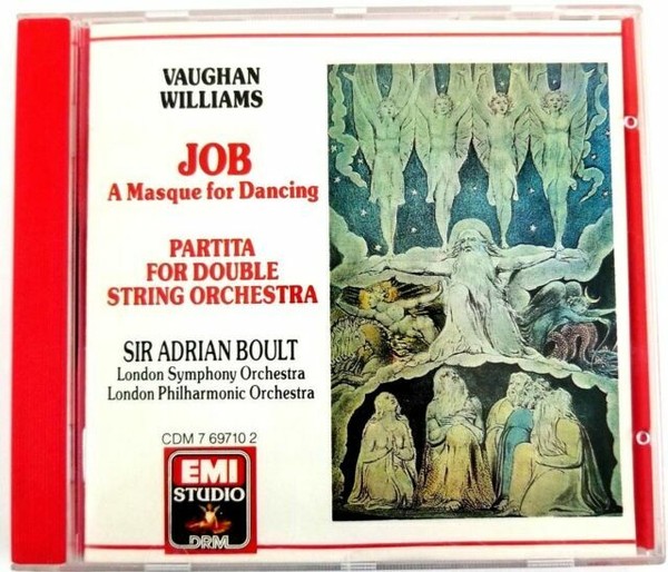 Vaughan Williams: Job-A Masque for Dancing, Partita / Boult (CD, EMI ...